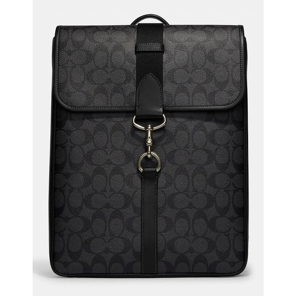 Coach Men’s Blaine Backpack In Signature Canvas (black) MSRP $598 – JNL ...