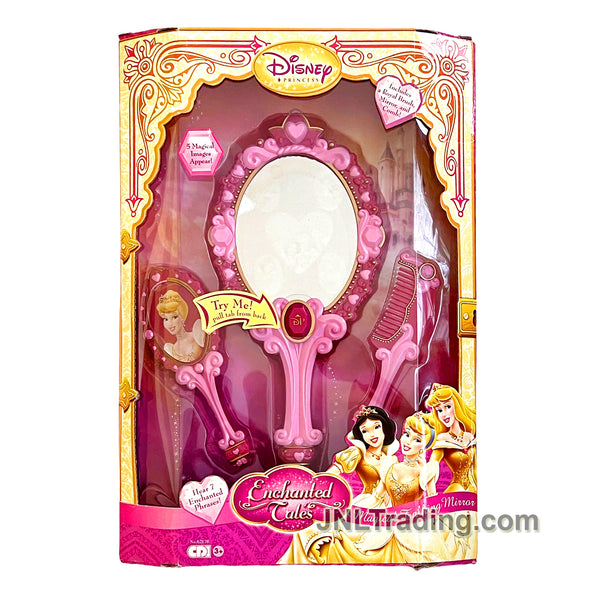 Year 2007 Disney Princess Enchanted Tales Magical Talking Mirror Set w ...