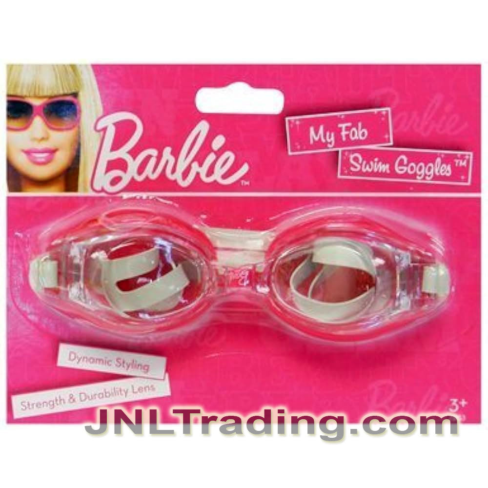 Barbie My Fab Swim Goggles Rubber Adjustable Goggles Barbie Swim Goggl ...