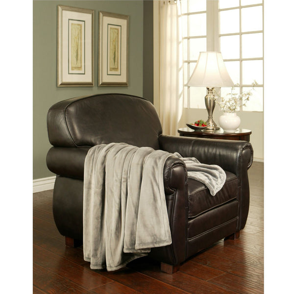 Warm Super luxurious Soft Lounge Throw Blanket Solid Gray 60"x70" – JNL ...