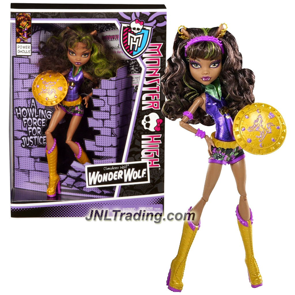 Year 2012 Monster High Power Ghouls Series 11 Inch Doll Set - Clawdeen ...