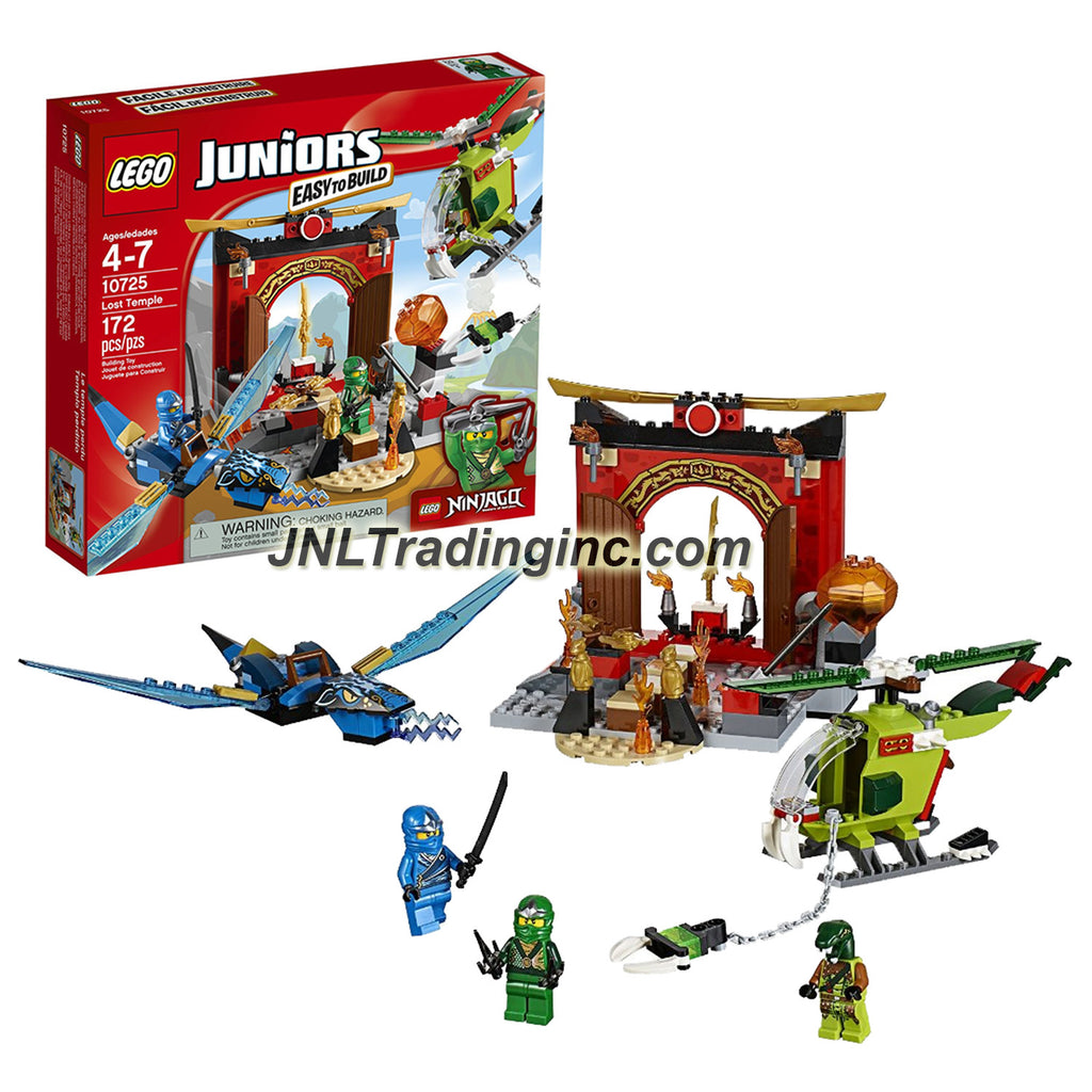 Lego Year 2016 Juniors Ninjago Series Set #10725 - LOST TEMPLE with Bl ...