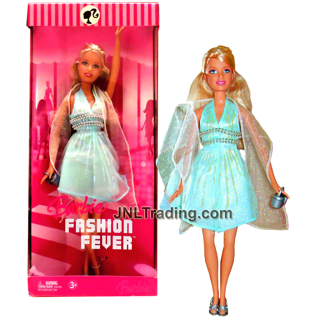 Year 2006 Barbie Fashion Fever Series 12 Inch Doll Caucasian Model B