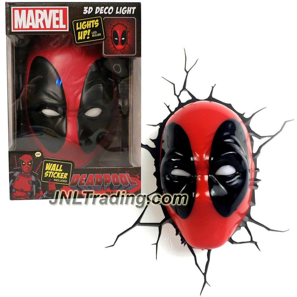 3DLightFX Marvel Deadpool Series Battery Operated 8 Inch Tall 3D Deco ...