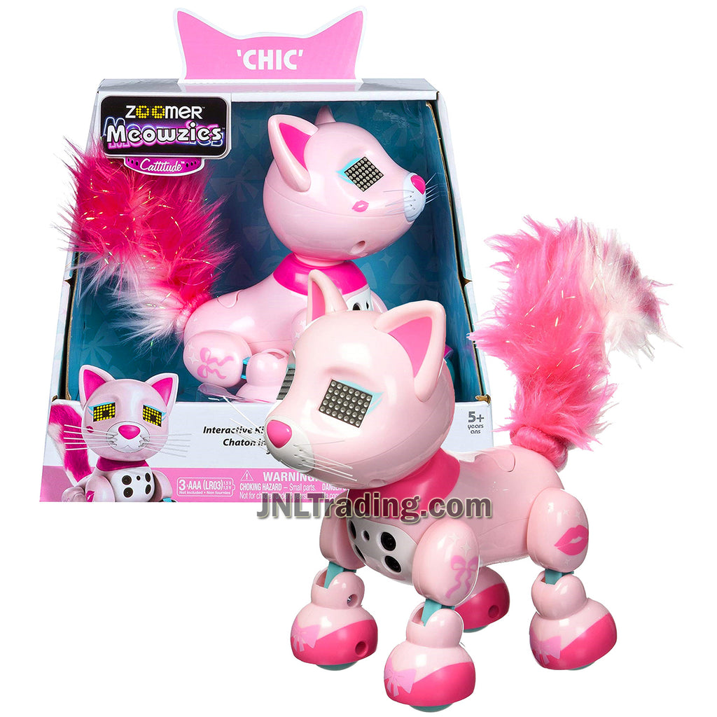 Zoomer Meowzies Cattitude Interactive Kitten CHIC with Lights, Sounds ...