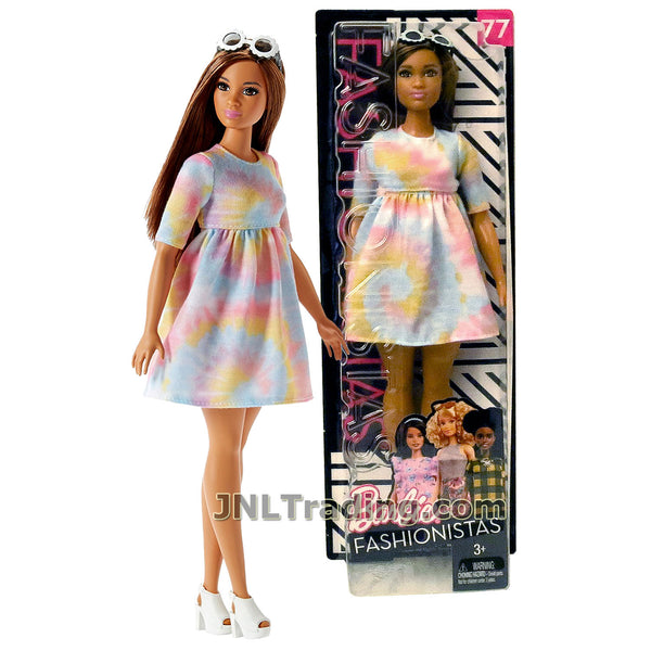 Year 2017 Barbie Fashionistas Series 12 Inch Doll 77 Curvy Hispanic