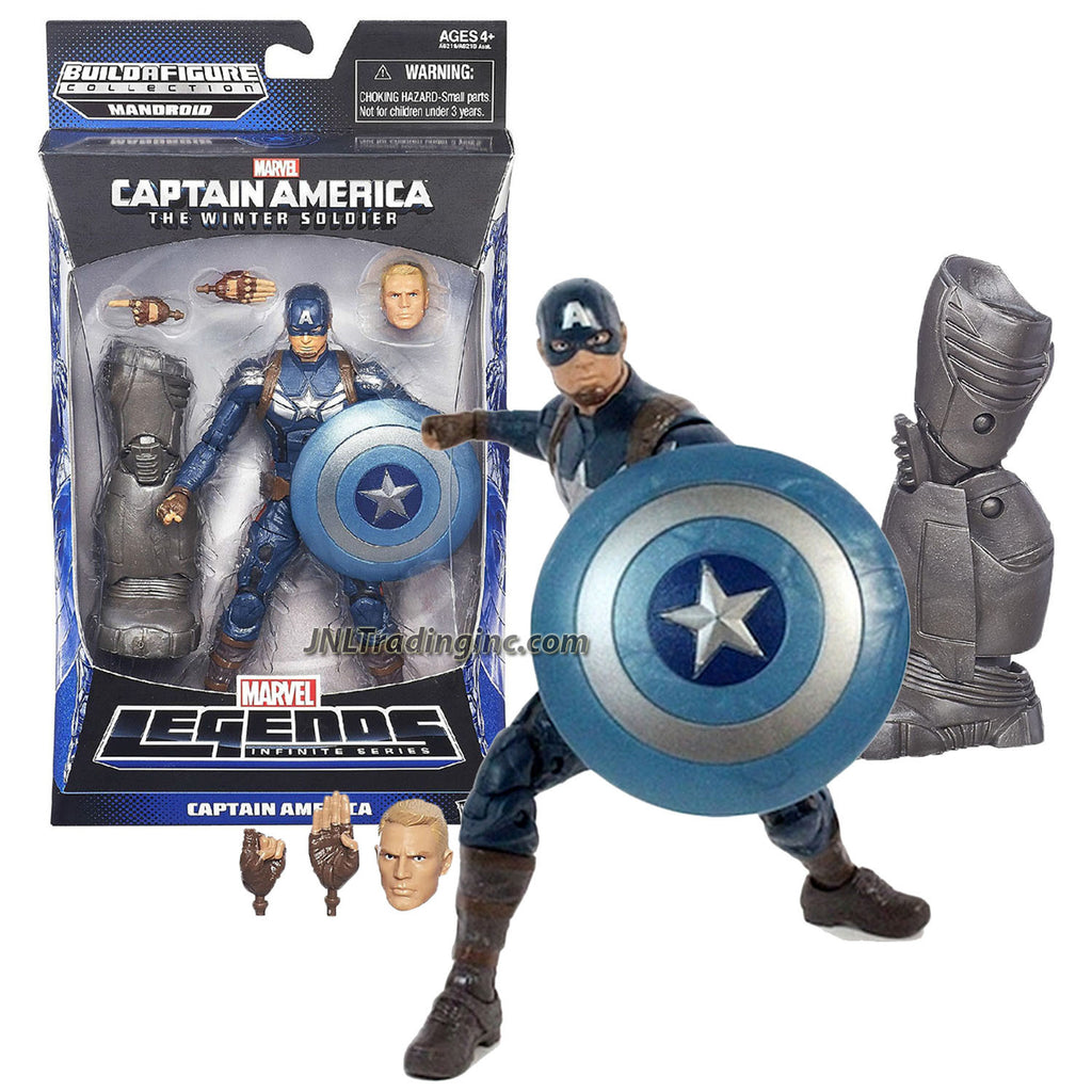 Hasbro Marvel Legends Infinite Mandroid Series 7" Tall Figure - CAPTAI ...