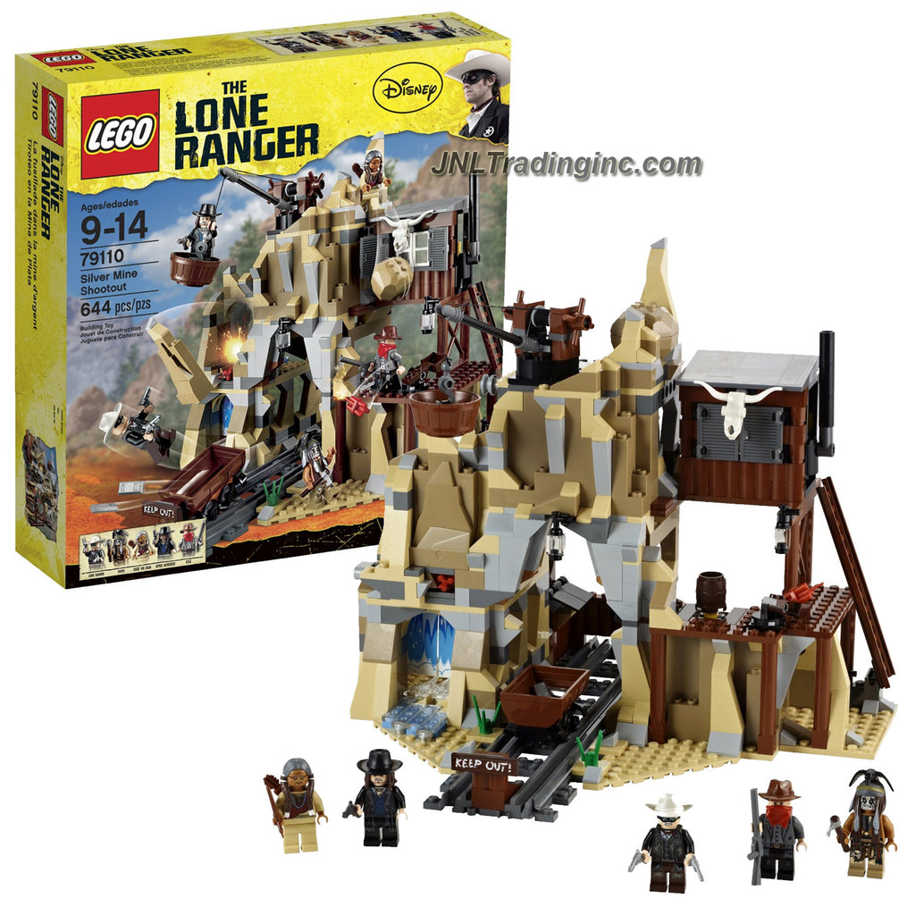 Year 2013 Lego The Lone Ranger 79110 - SILVER MINE SHOOTOUT with Dusty ...