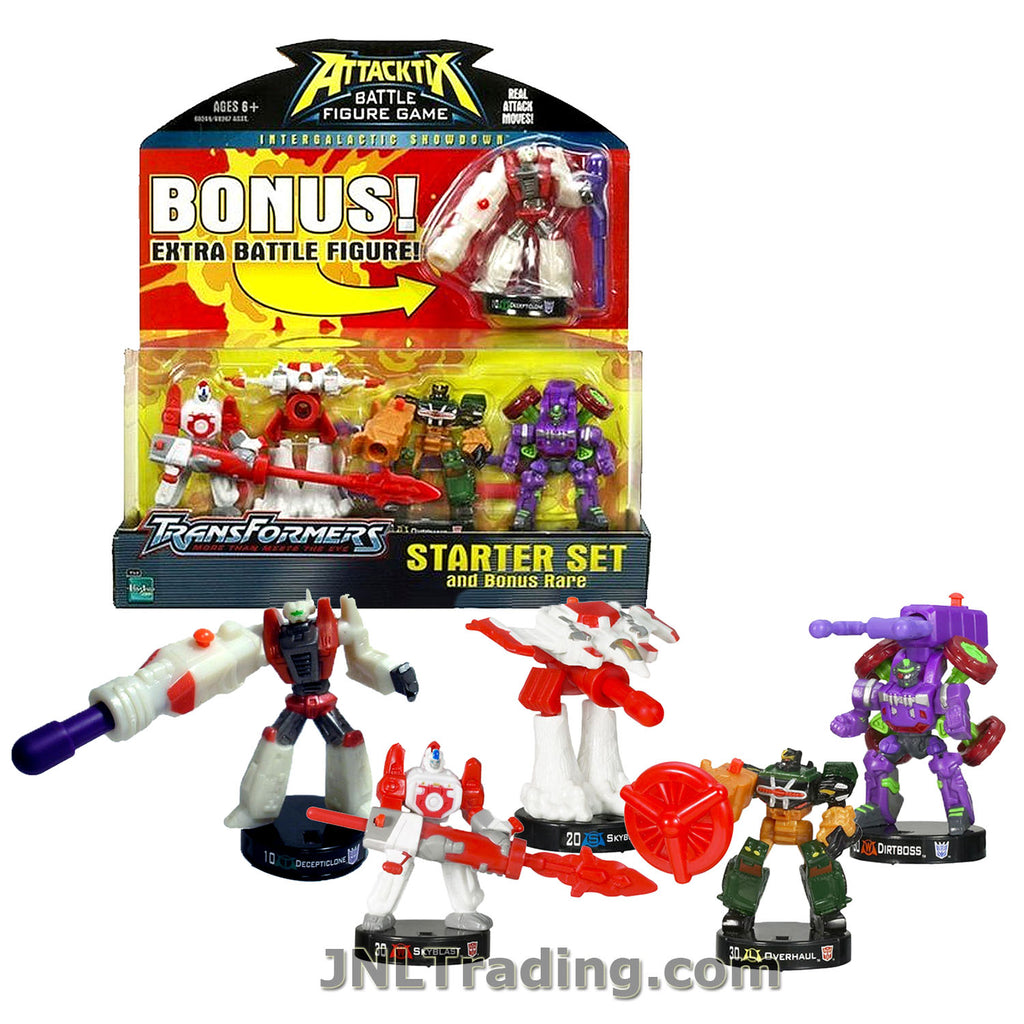 Attacktix Transformers Battle Starter Set SKYBLAST, SKYBLAST, OVERHAUL ...