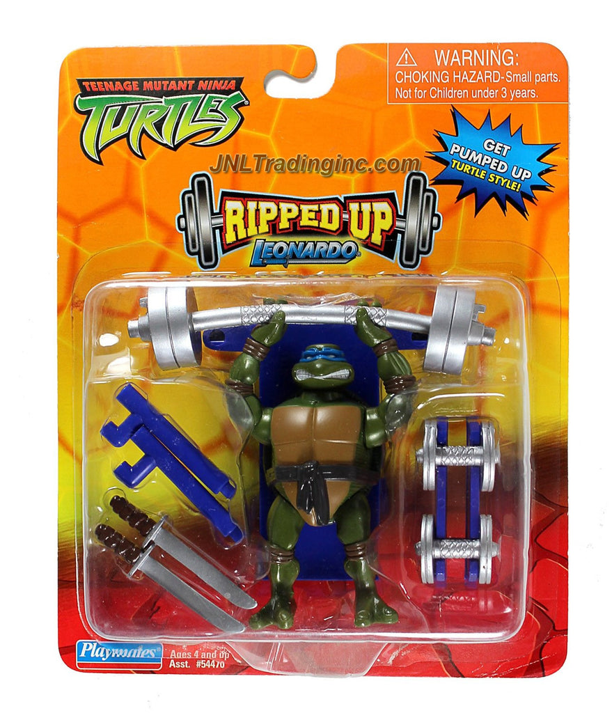Playmates Teenage Mutant Ninja Turtle TMNT Ripped Up Series 3" Tall Fi ...