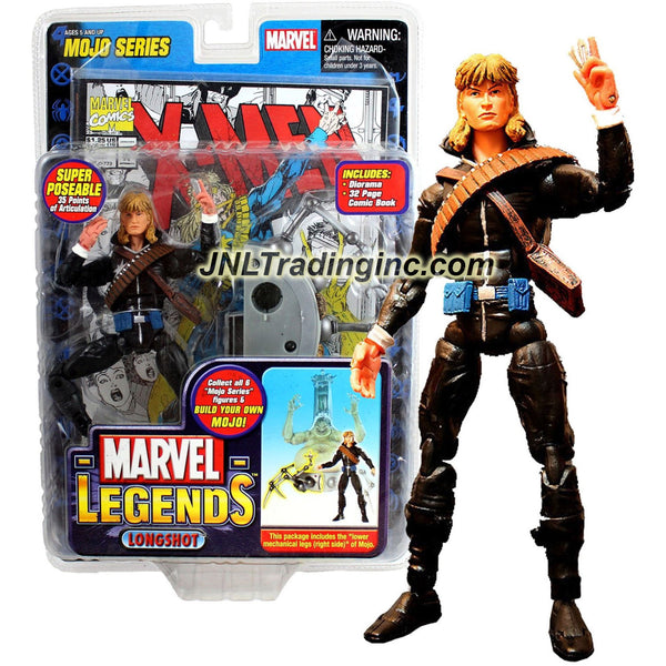 ToyBiz Marvel Legends Mojo Series 6" Tall Figure - LONGSHOT with 35 Po ...